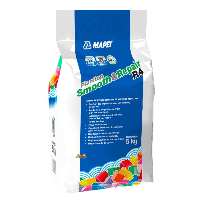 MAPEI PLANITOP SMOOTH AND REPAIR R4 5KG – B&B Hardware