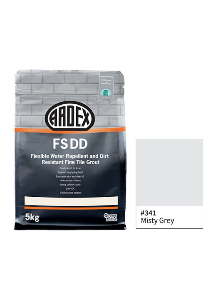 ARDEX FS-DD GROUT 5KG #341 MISTY GREY – B&B Hardware