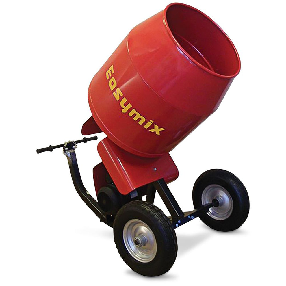 EASYMIX CEMENT MIXER 3.5 TIP UP ELEC 1HP ( RED BOWL RED METAL COVER ...